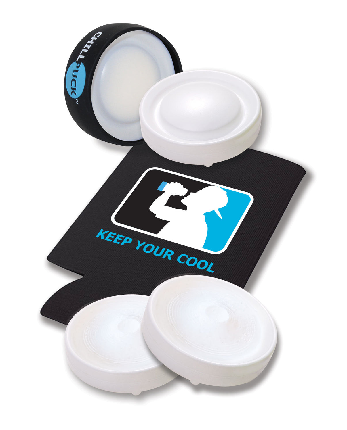 NEW! 4 Pack - 2 Can & 2 Bottle Pucks – Chill Puck